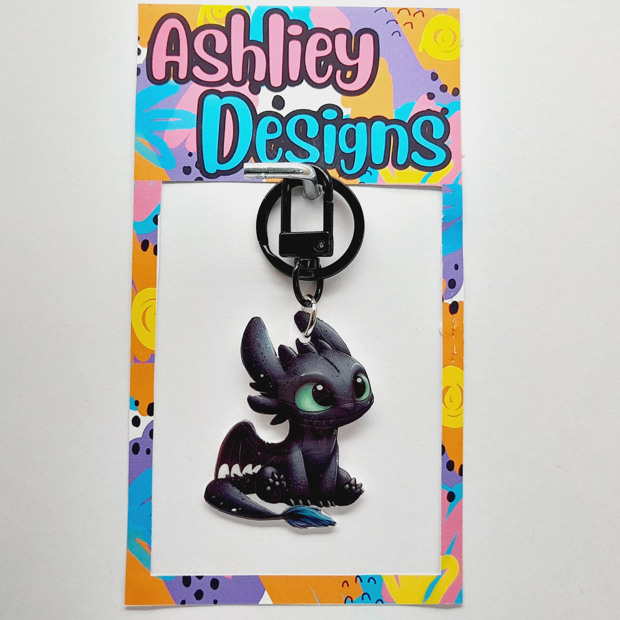 Toothless Keyrings/Bag Tag – Ashliey Designs